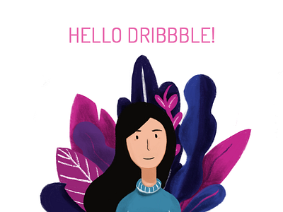 Hello Dribbble! by Ashritha Rao on Dribbble