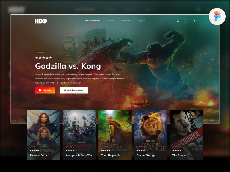 HBO Max Website Redesign Challenge by Alkesh Miyani on Dribbble