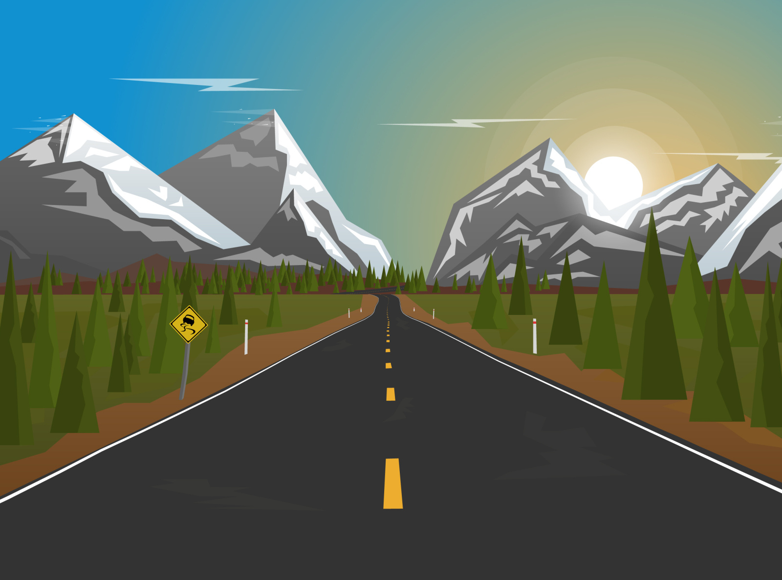 Mount Road by Gavin Ash on Dribbble