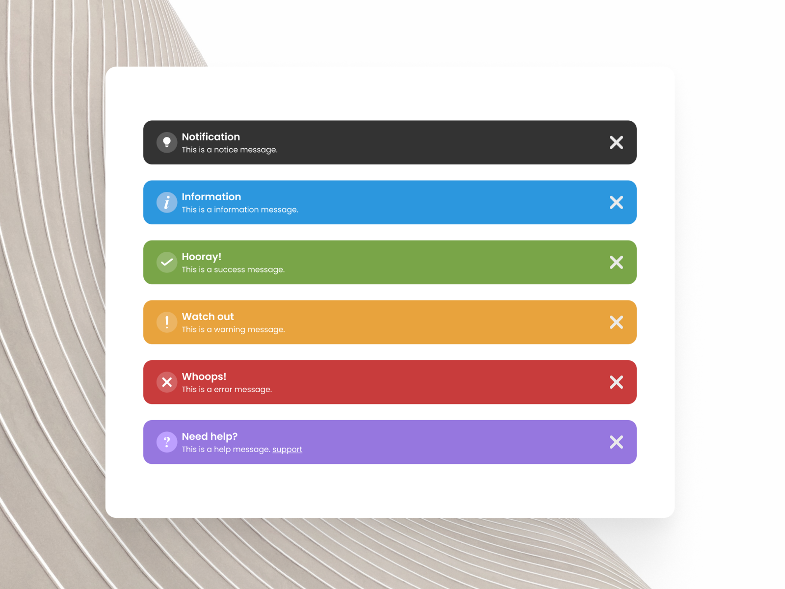 Flash Message by shaik moosa on Dribbble