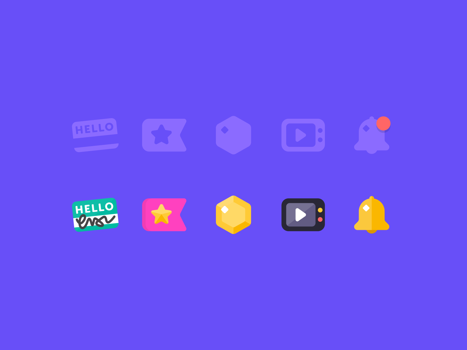 New DIY Nav Icons by Heather Tompkins on Dribbble