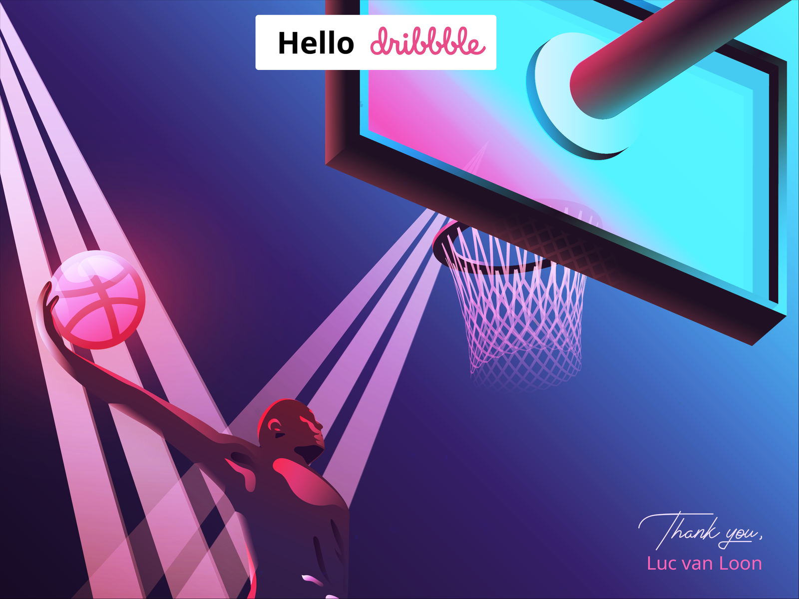 Hello Dribbble! by Mateusz Zawartka on Dribbble