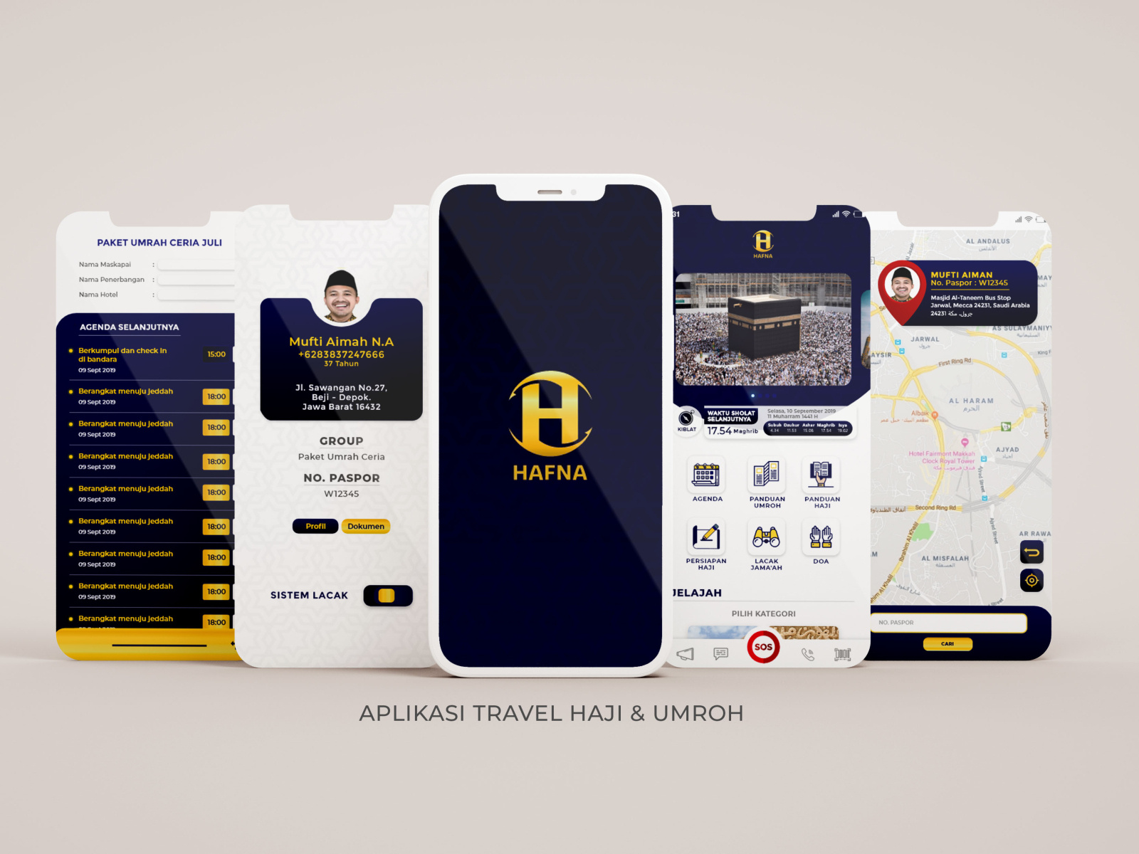 Travel Hajj and Umroh Mobile App UI/UX Design by hirtanto angga on Dribbble