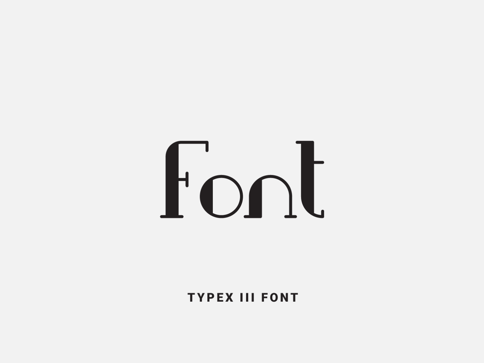 TypEx-III Font by Victor on Dribbble