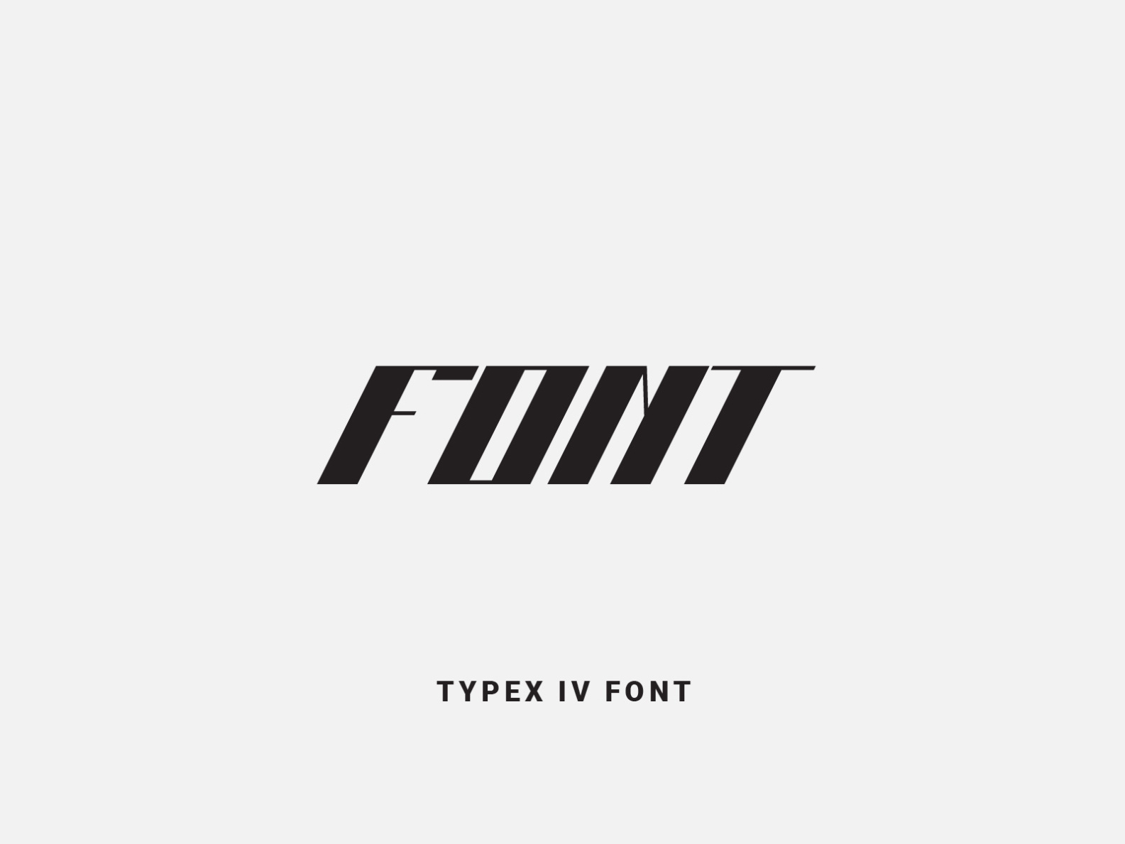 TypEx IV Font by Victor on Dribbble