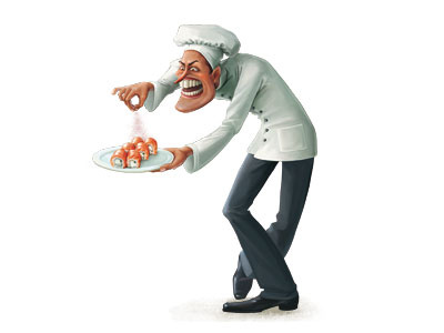 Cook by Alla Bobyleva on Dribbble
