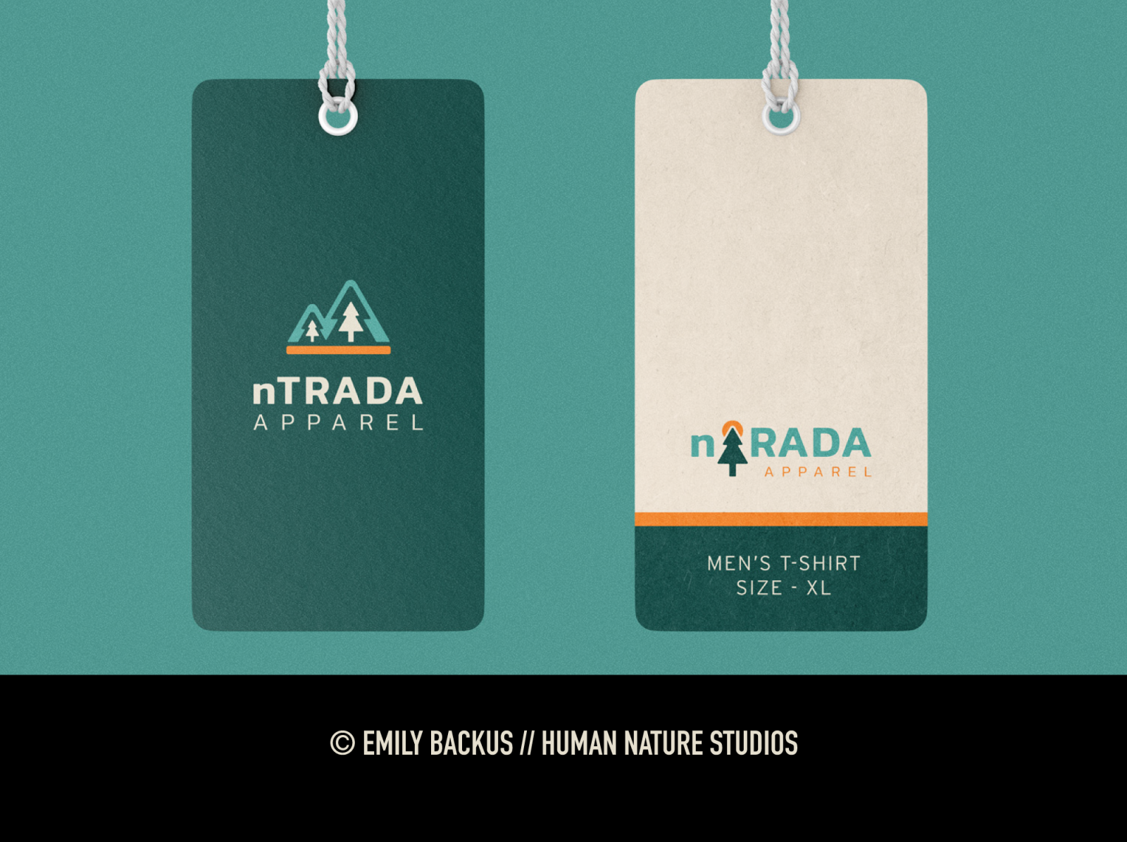 nTrada Apparel - Hang Tag Design by Emily Backus Wilson on Dribbble