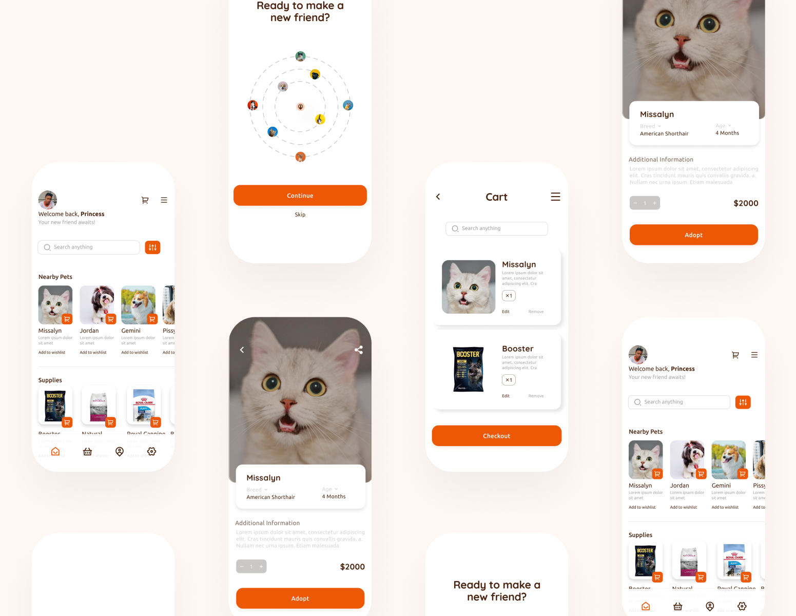 Pet Adoption App by Kate Enefu on Dribbble