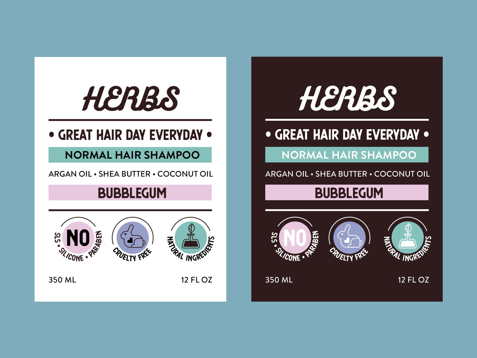 Shampoo Labels by Olga Davydova on Dribbble