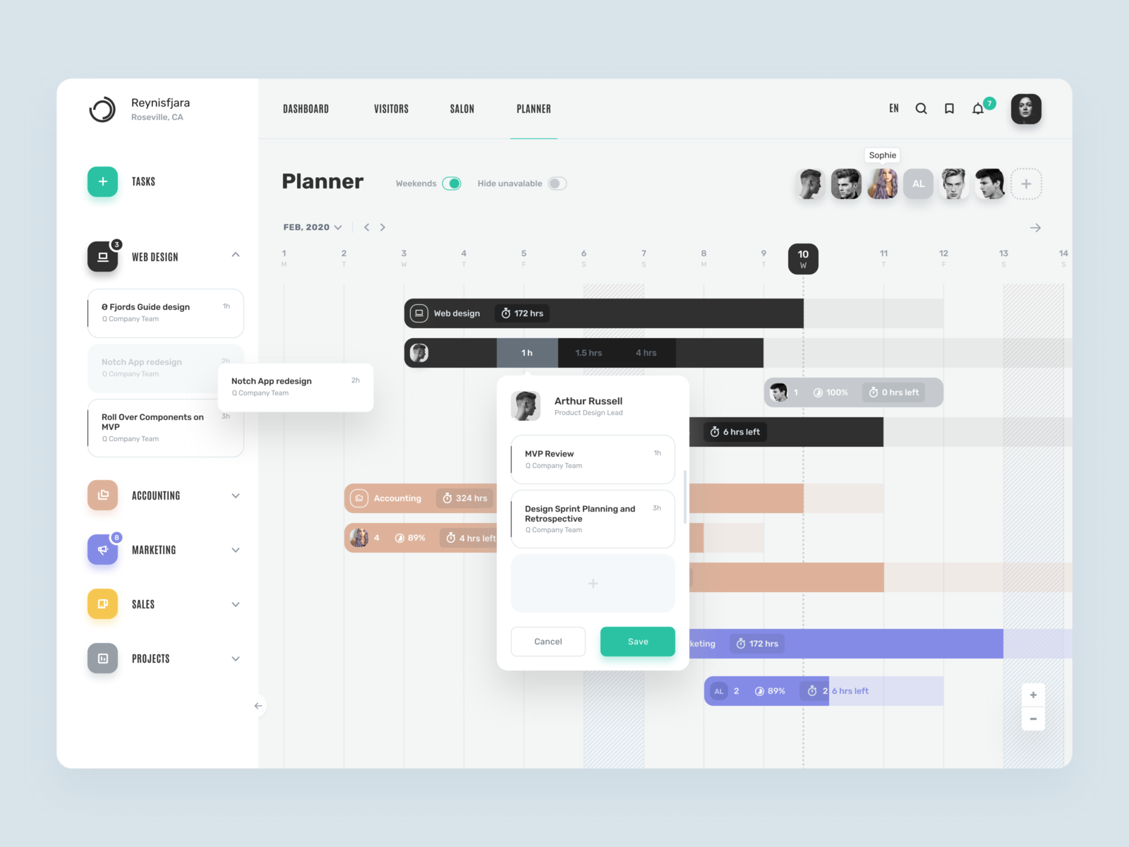 Ø Planner page by Alesia Darsht on Dribbble