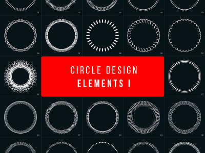 Circle Design Elements by Graphic Pear on Dribbble