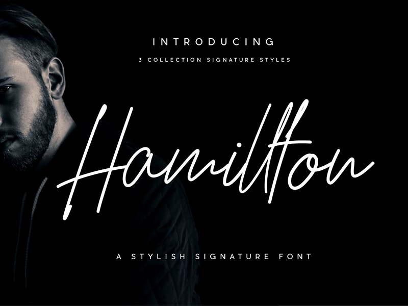 Hamillton Signature Script Typeface by Graphic Pear on Dribbble