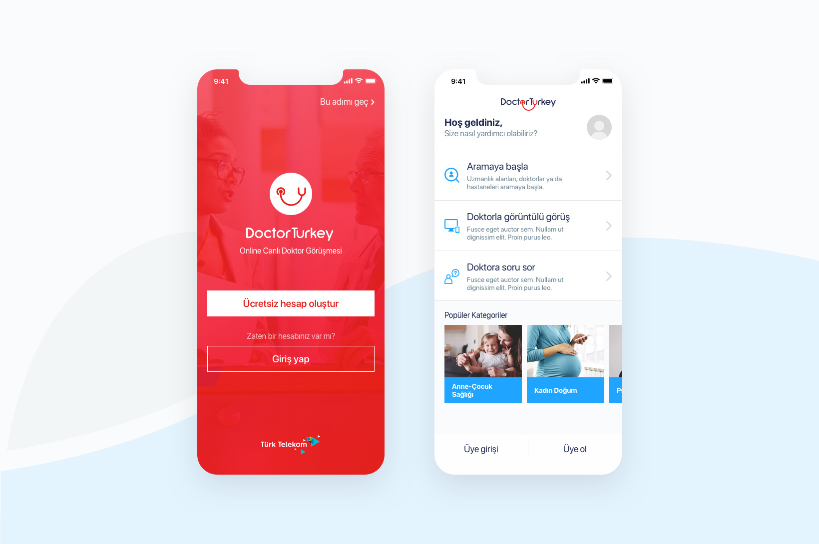 Meet a Doctor Online - DoctorTurkey by Oguz Dogan on Dribbble