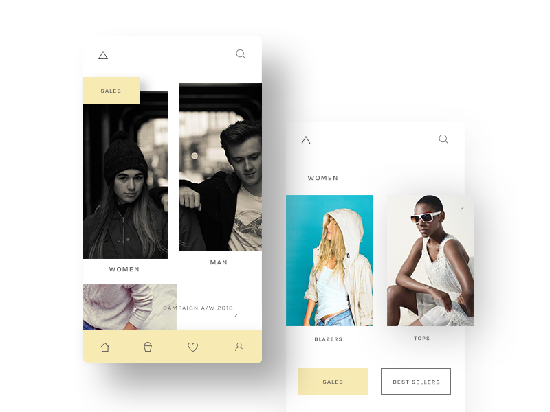 Daily Ui Challenge #099 - Categories by Federica Corneli on Dribbble