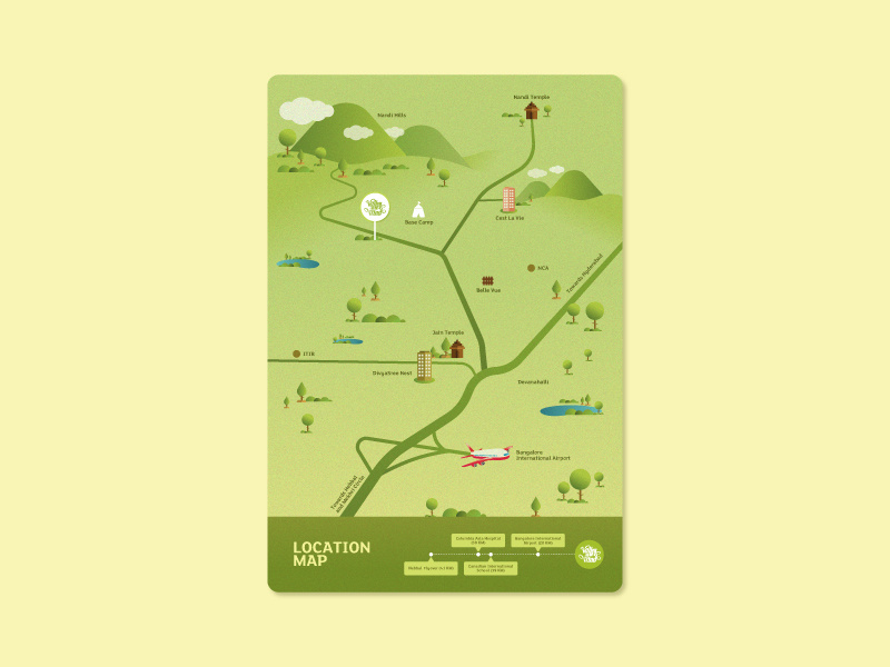 Location map by Deligion on Dribbble