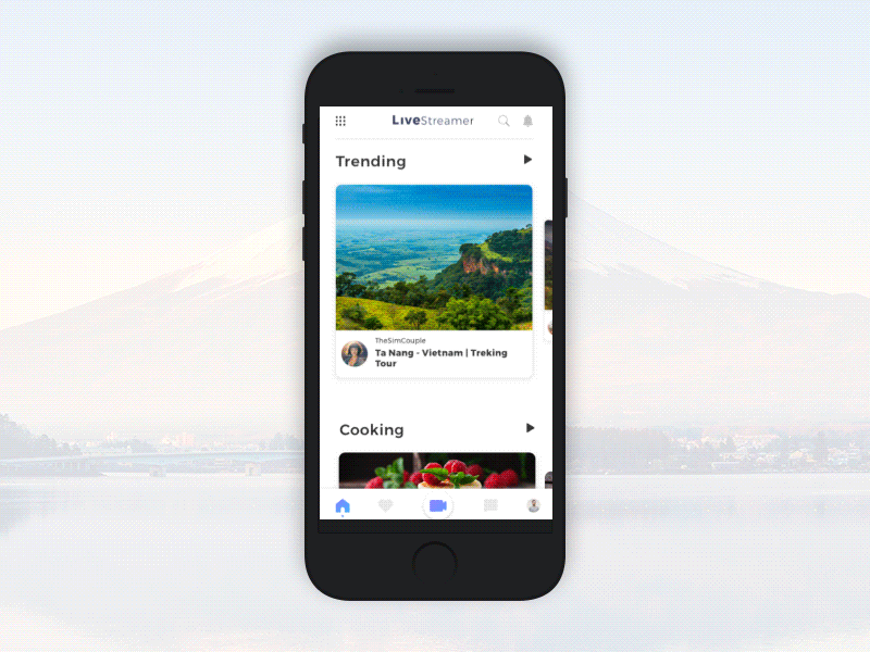 Livestream Application By Pax T On Dribbble 