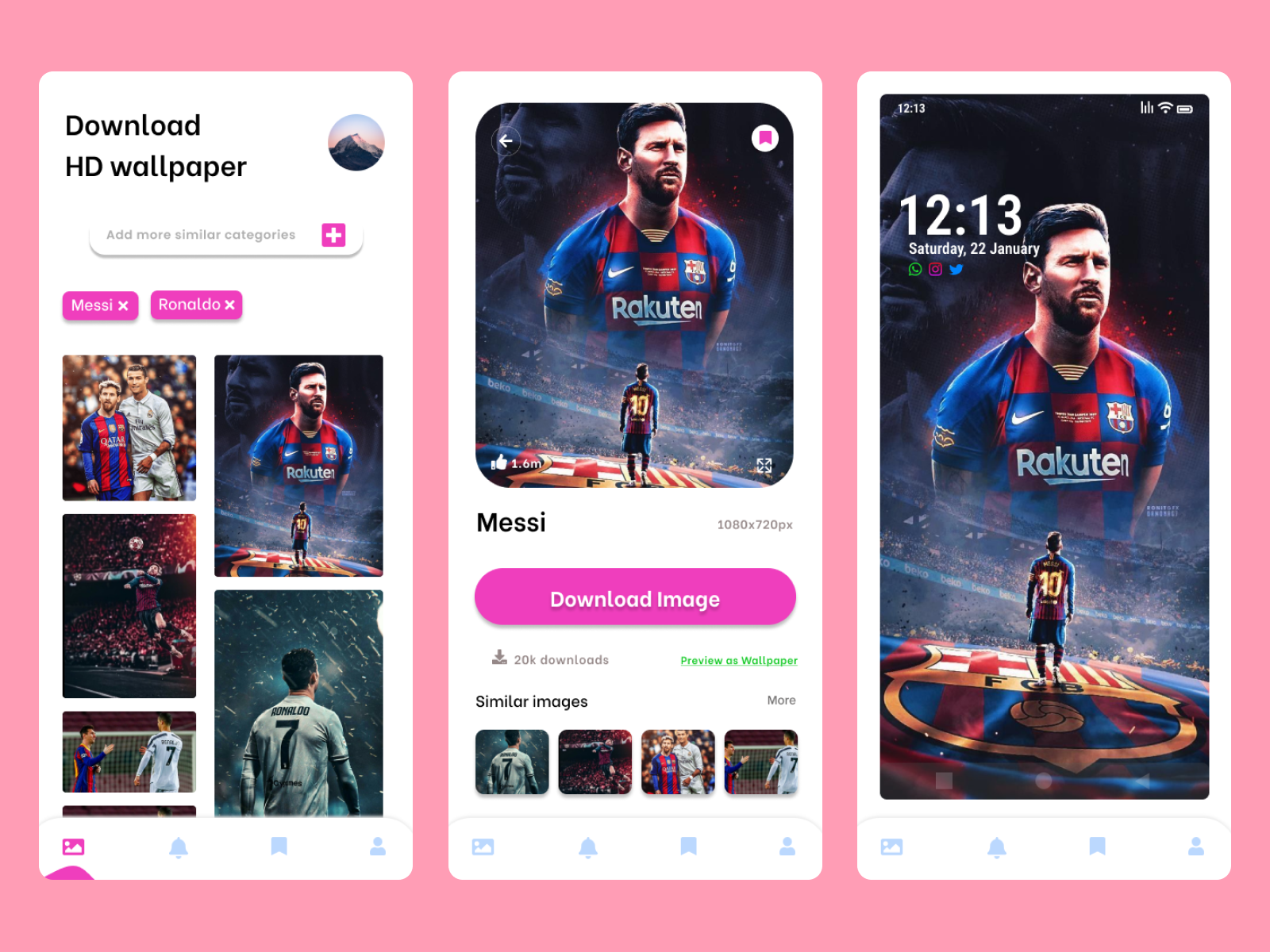 Download HD wallpaper app design by Harshal Mayekar on Dribbble