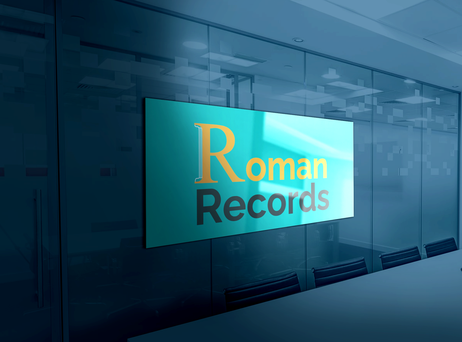 record-label-logo-roman-records-by-rebecca-roman-on-dribbble