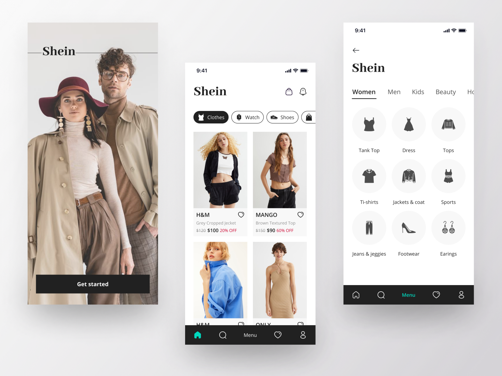 Shein e-commerce App by 16pixel on Dribbble