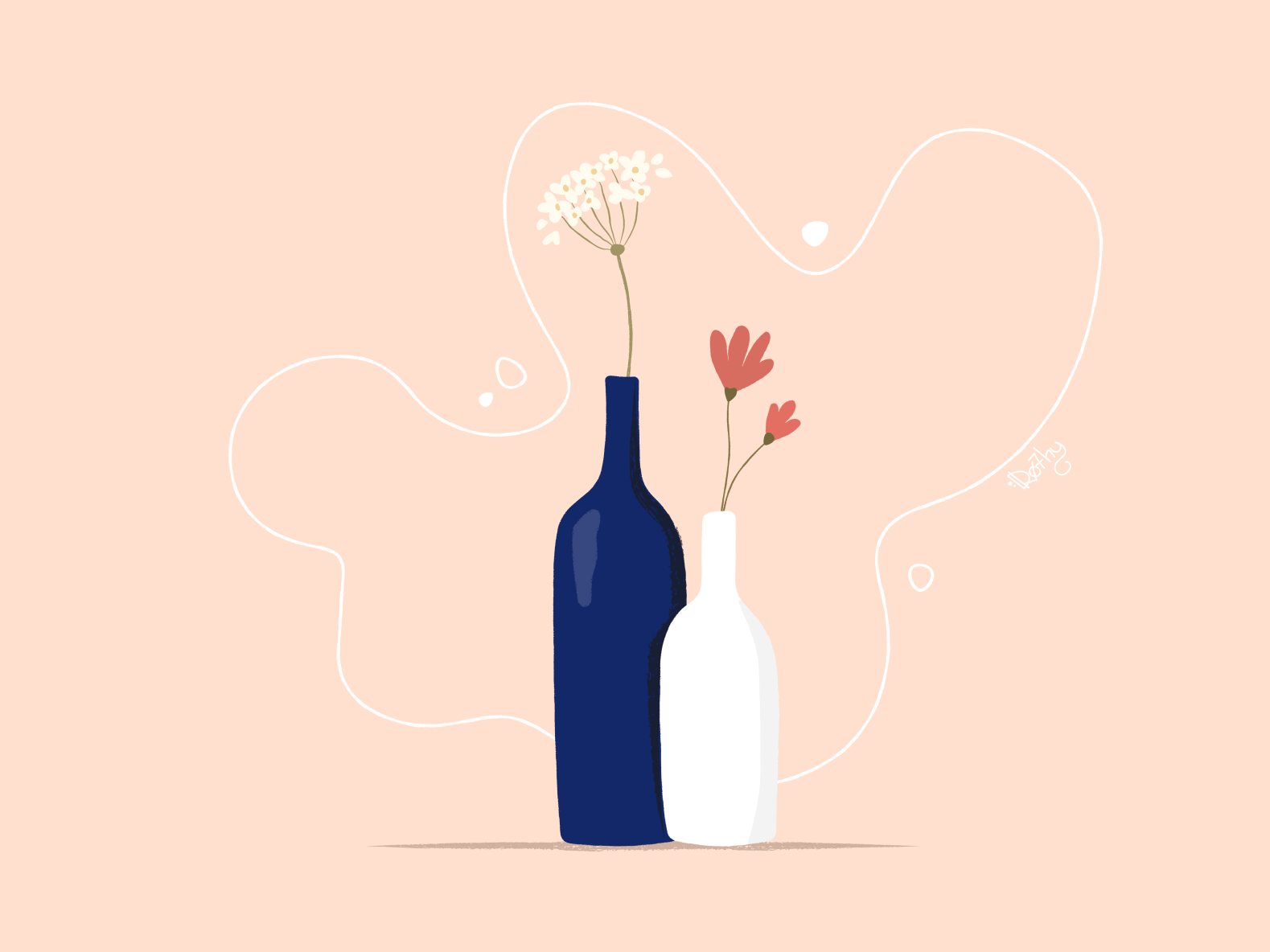 Still Life | Vector Illustration by Doroteya on Dribbble