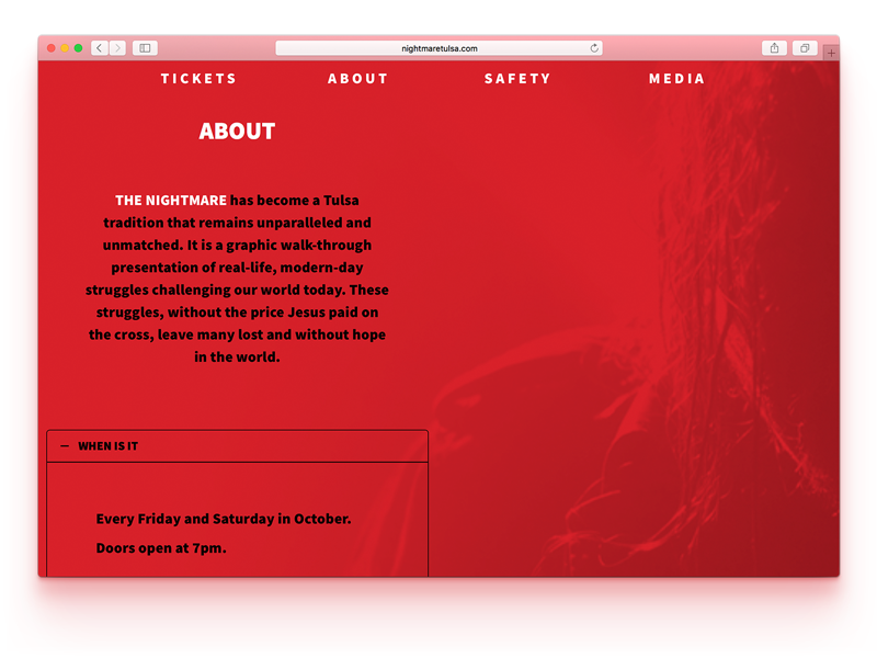 The Nightmare Website by Sam Carlton on Dribbble