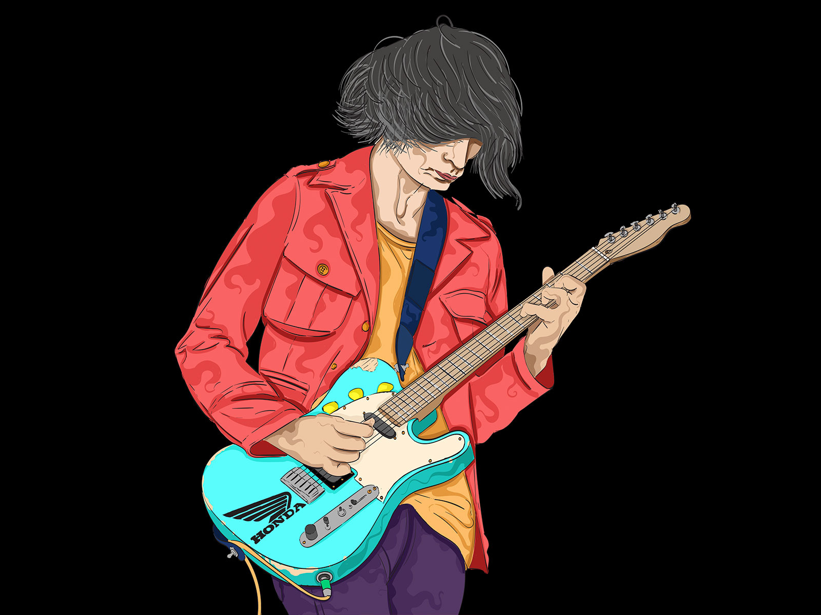Jonny Greenwood - Radohead by Tulus Saputro on Dribbble