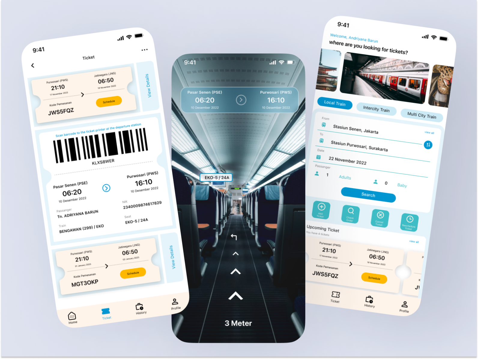Train Ticket by Tulus Saputro on Dribbble