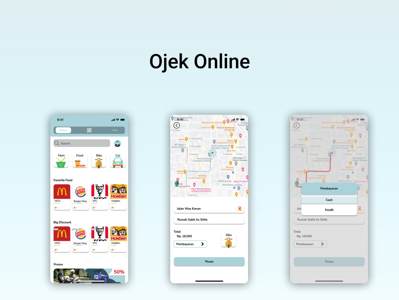 Ojek Online by Hashfi Qaedi on Dribbble