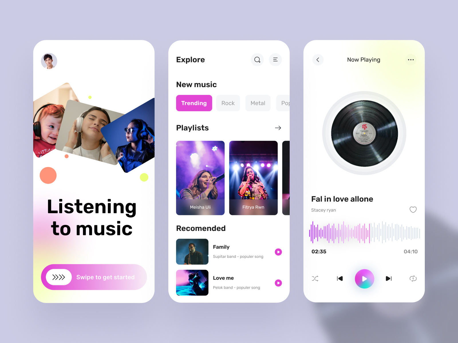 Music App | Exploration by Supitar on Dribbble