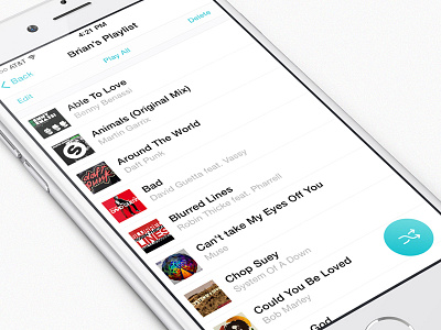 iOS Float Structure by Luca Burgio on Dribbble
