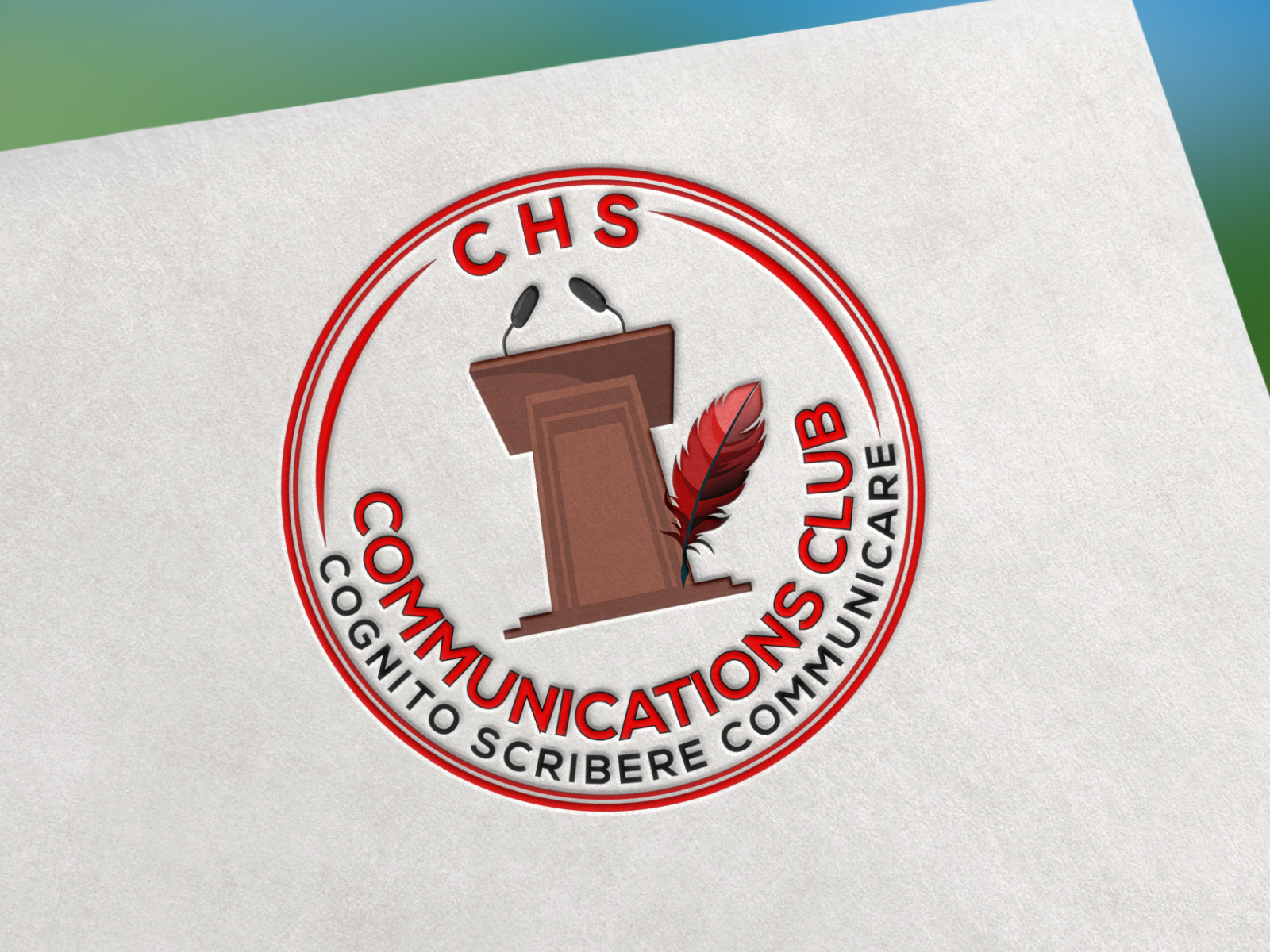 CHS Communication Club logo design for my fiverr client by ShaJu IsLam ...