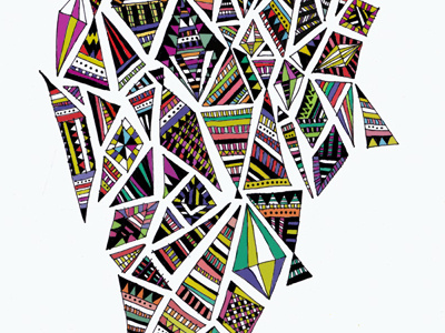 Triangles Color by Emily Harris on Dribbble