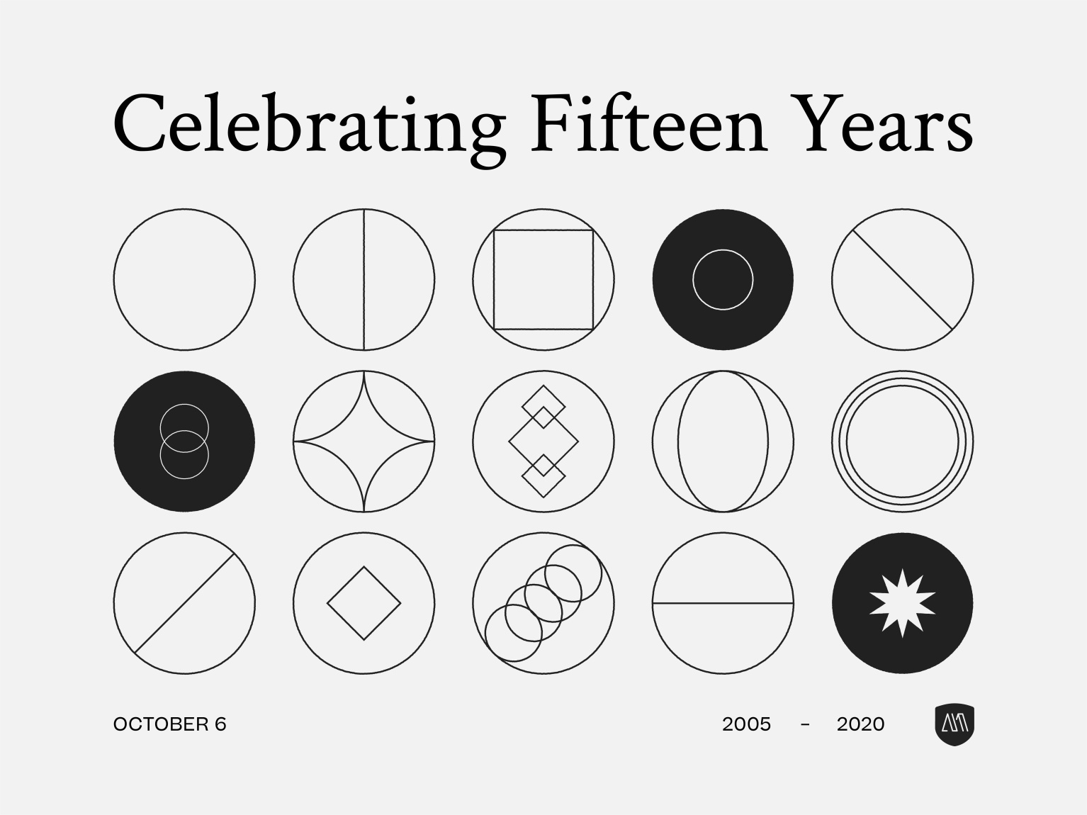 15 Year Malleversary by Malley Design on Dribbble