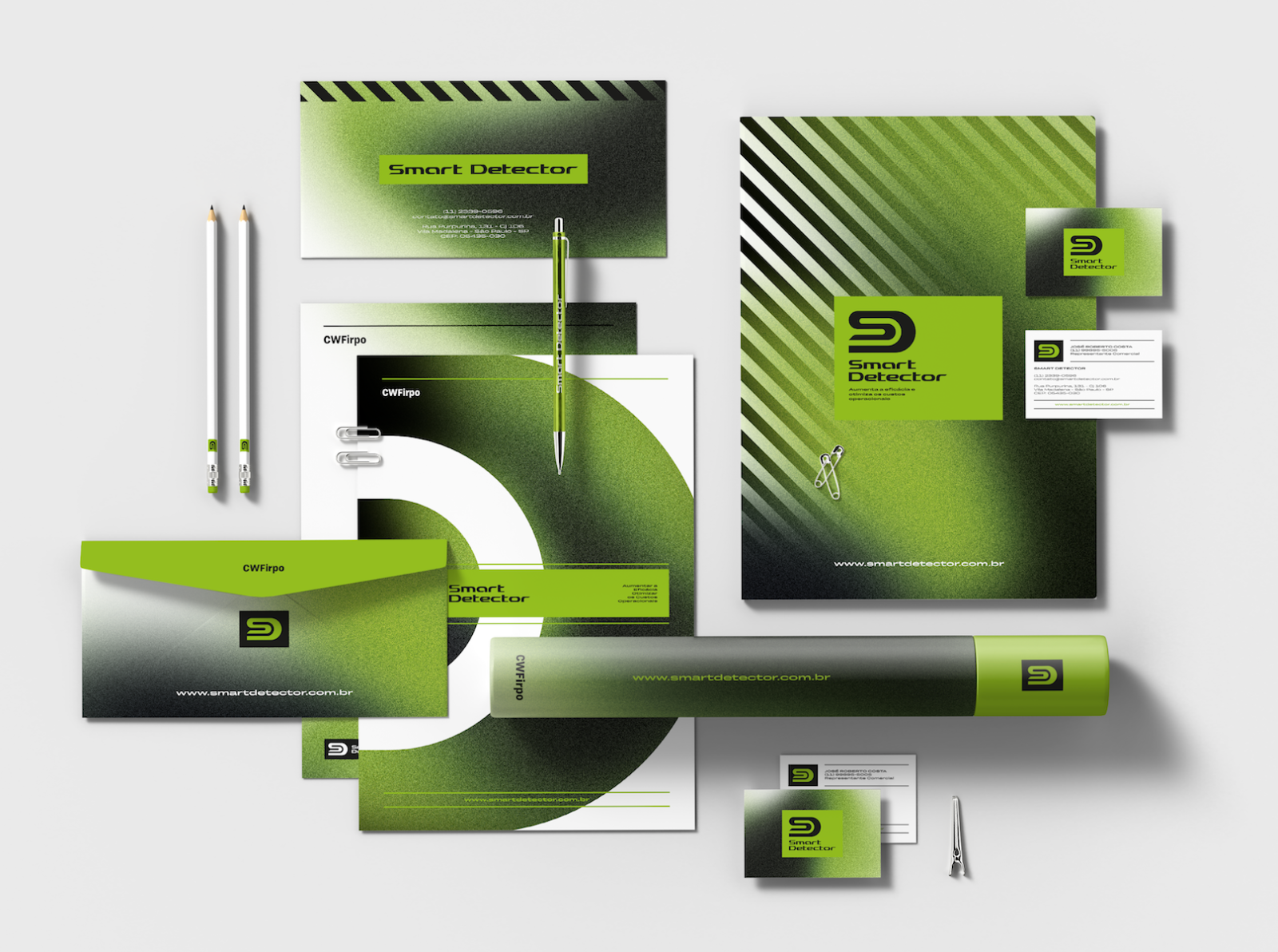 Branding Smart Detector by William Purper on Dribbble