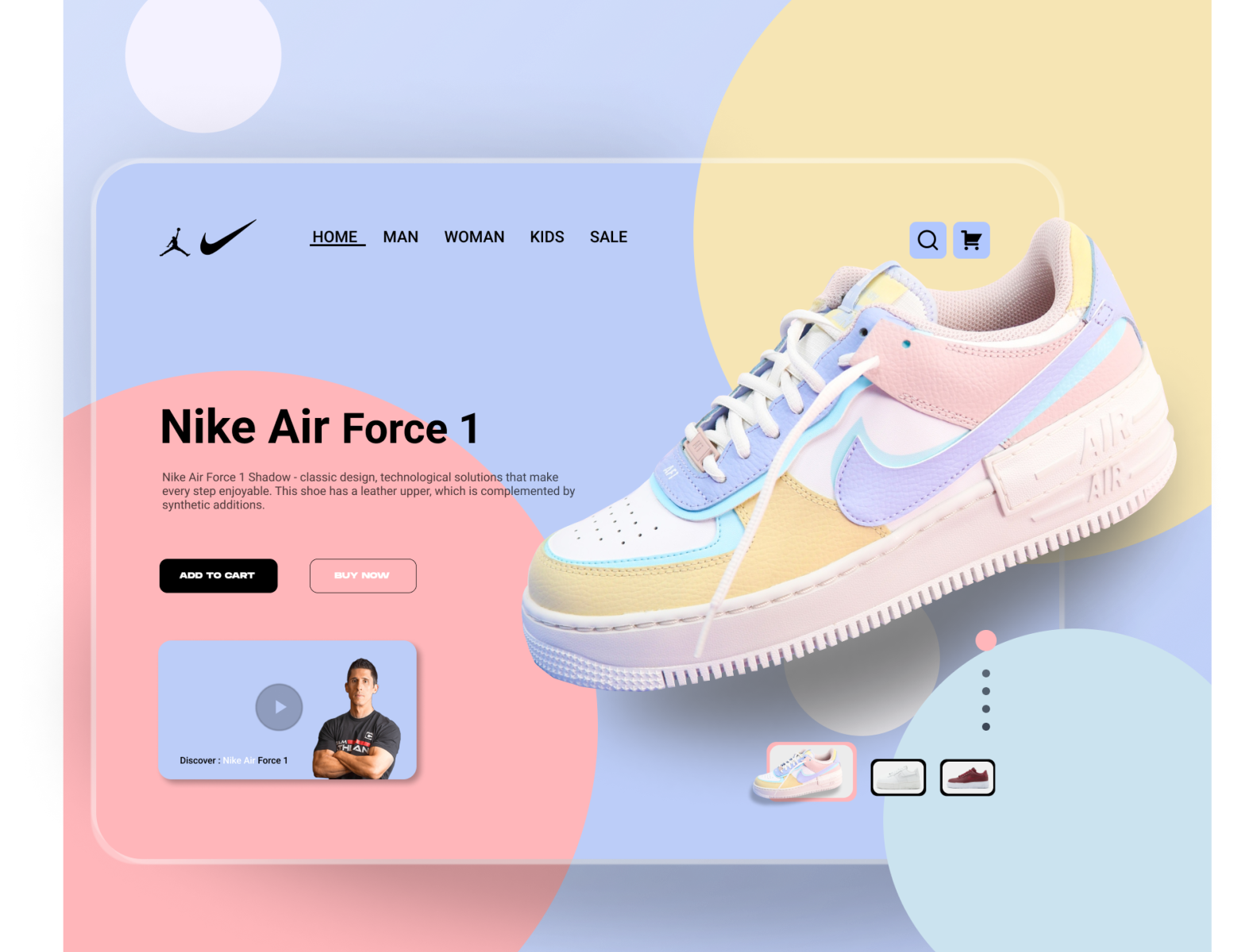 Ux/Ui Design for Nike introduction by Anvar Ismayilov on Dribbble