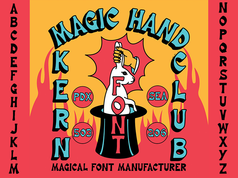 magic hand font by Samborghini on Dribbble