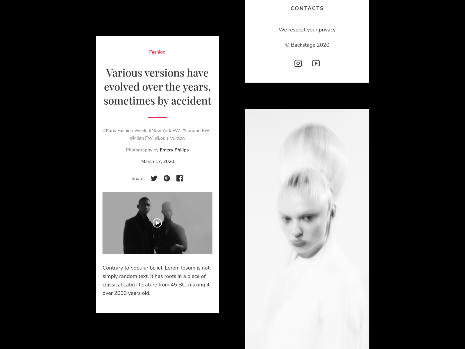 Backstage — Mobile App Design by Agente on Dribbble