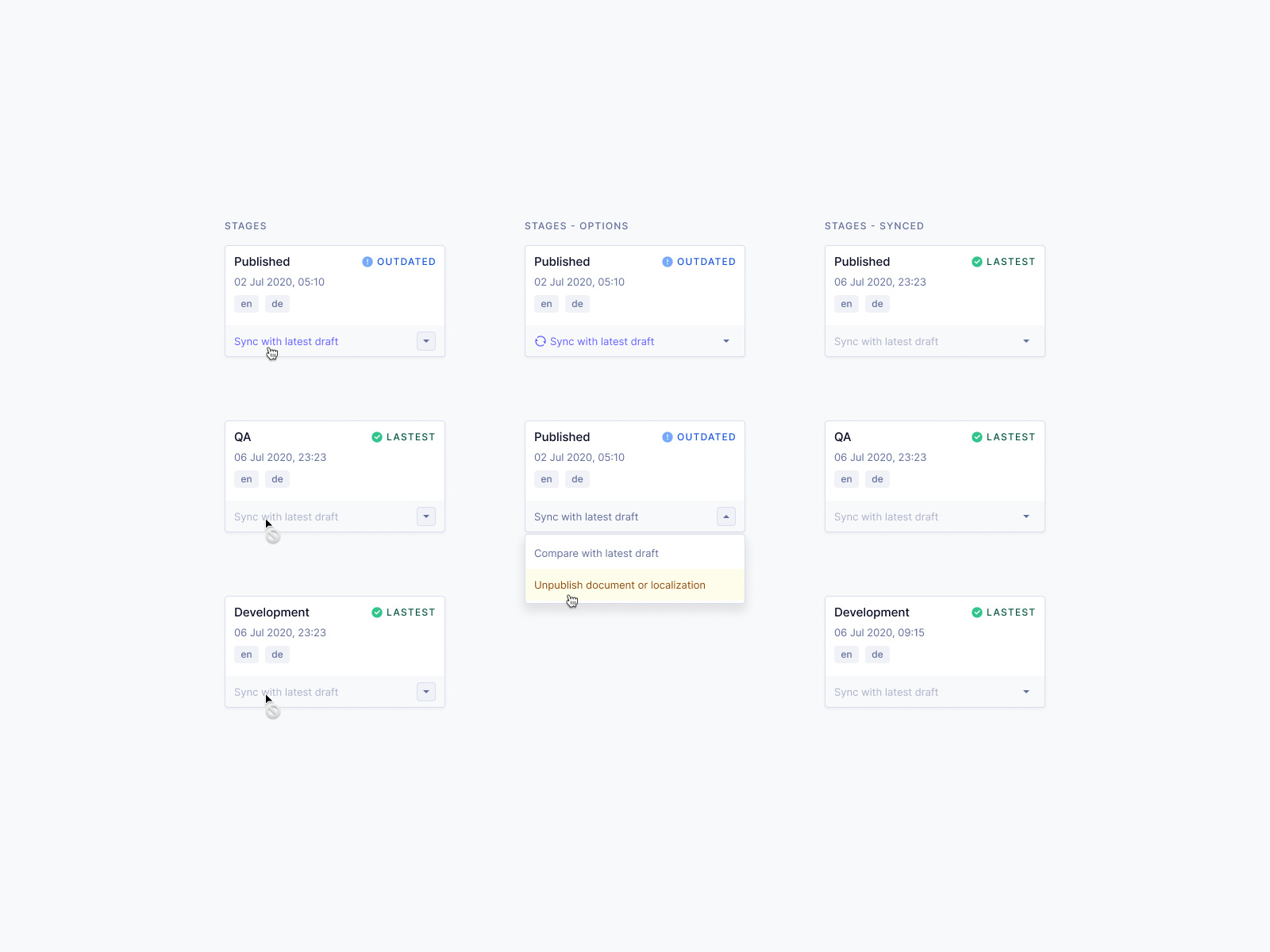 Indicate Changes & Sync Content by Darshan Gajara on Dribbble