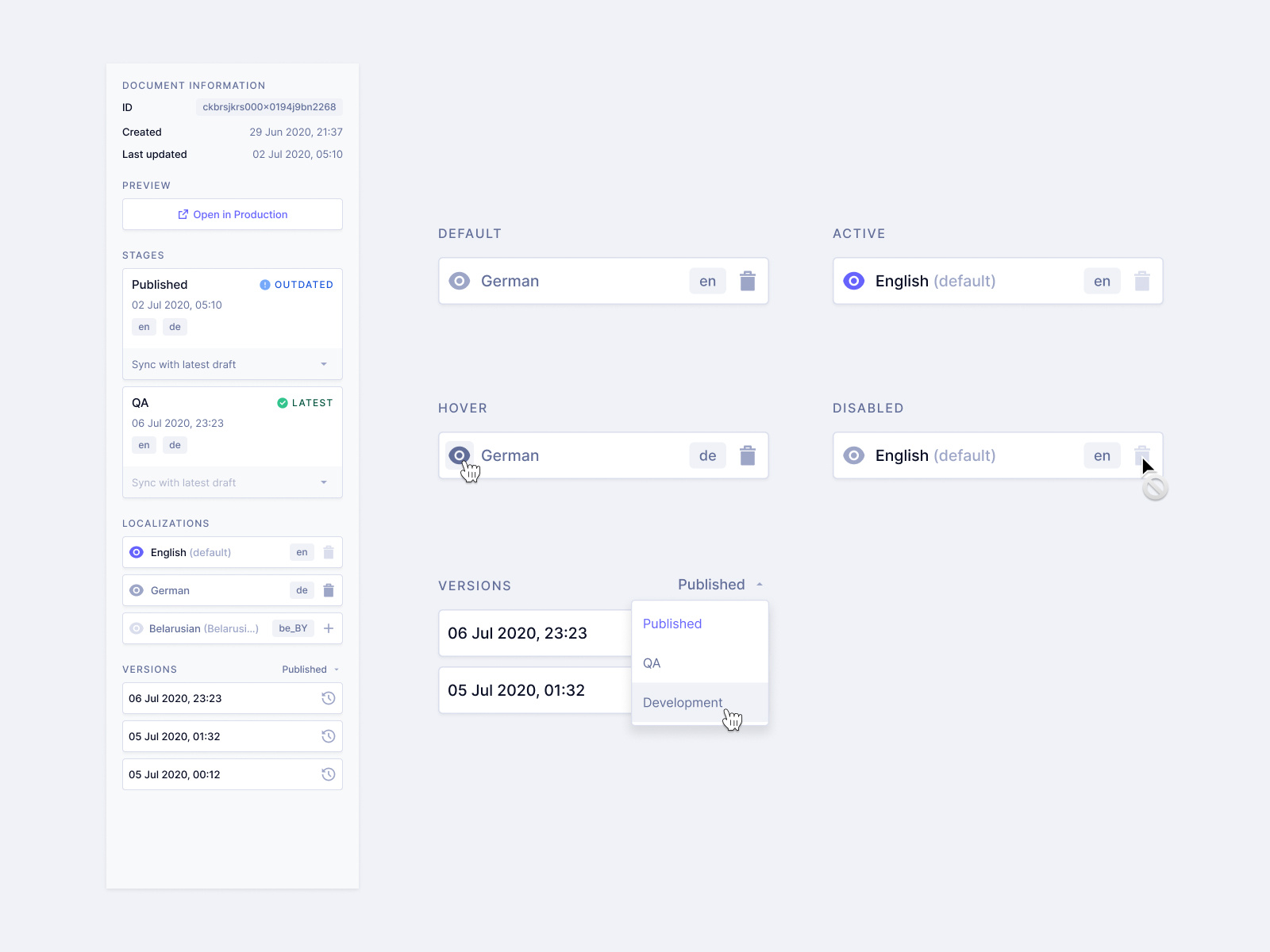 Document Sidebar by Darshan Gajara on Dribbble