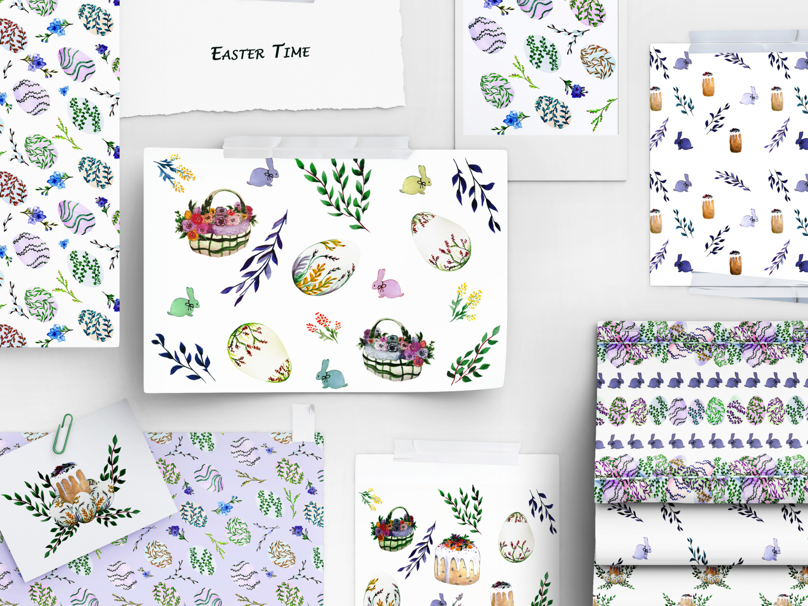 Project with Easter Mood by Ann Bright on Dribbble