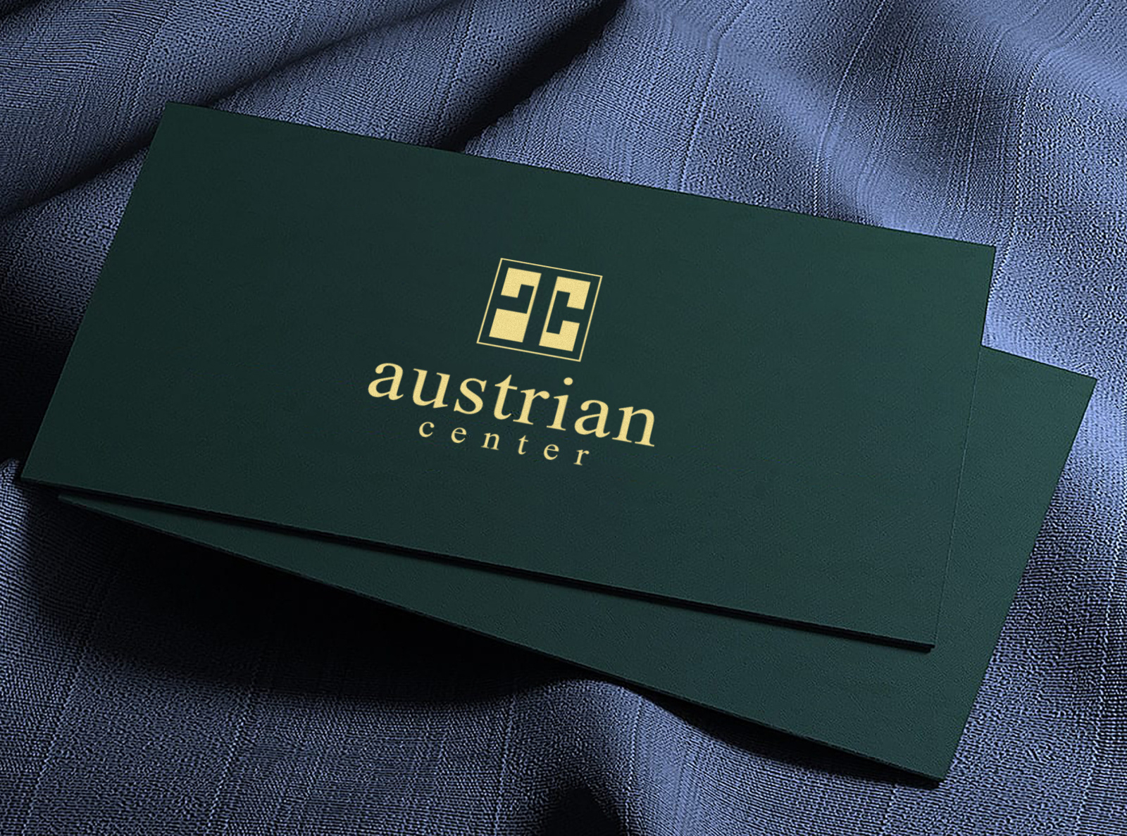 Austrian Center Logo by Graphic Designer Sharaf on Dribbble