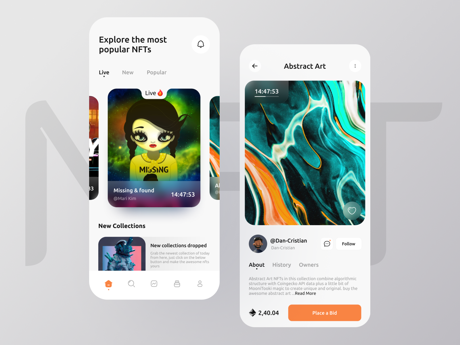 NFT Store by Bunny on Dribbble