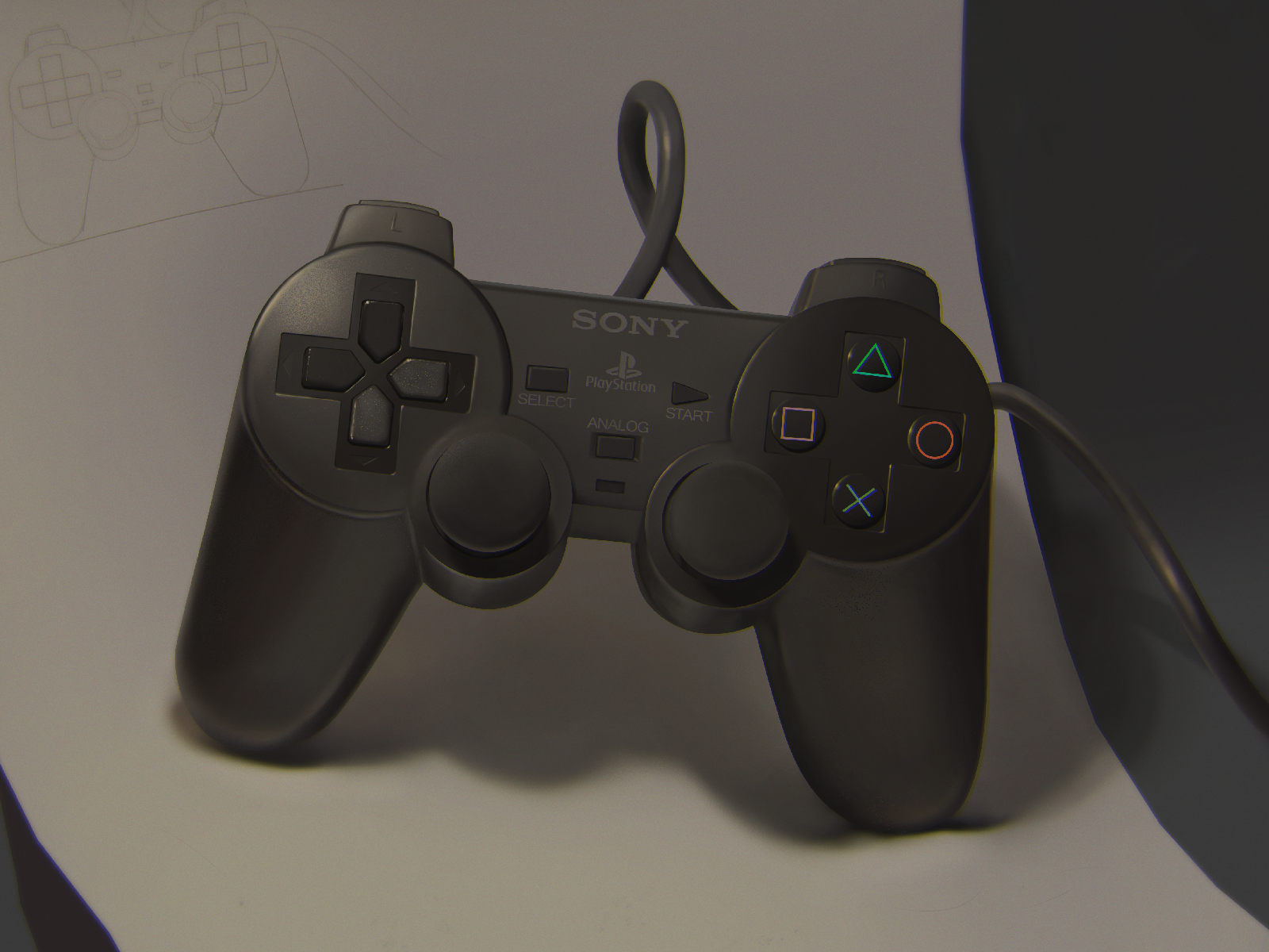 PS2-Controller by huhwn on Dribbble