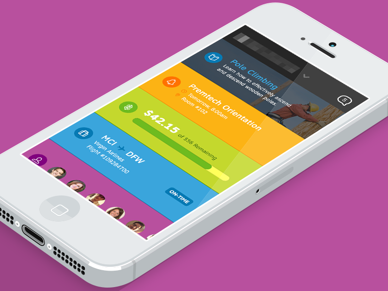 New iOS designs for a major telecom company. by Chaotic Moon Studios on ...
