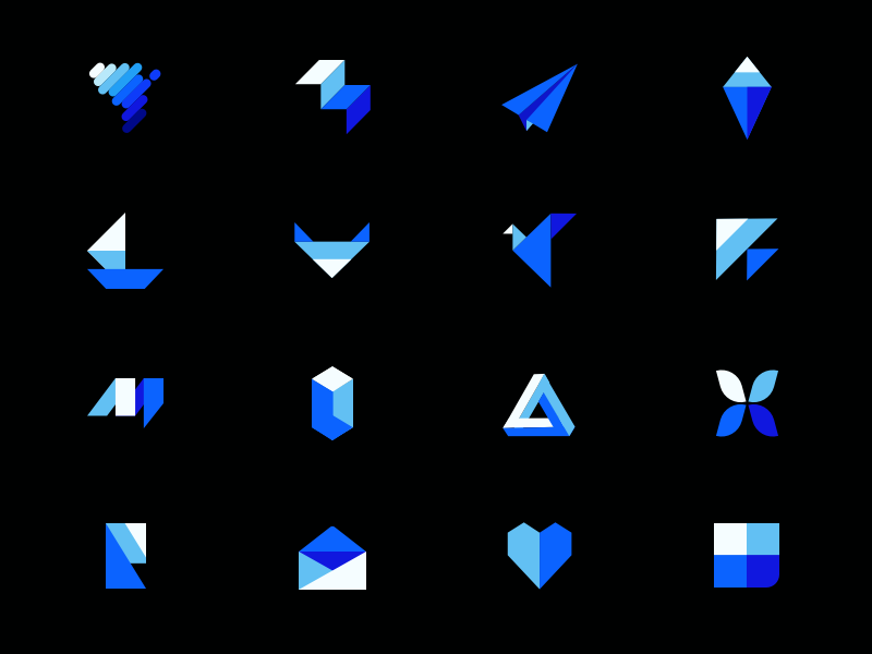 Origami Icons by paco on Dribbble