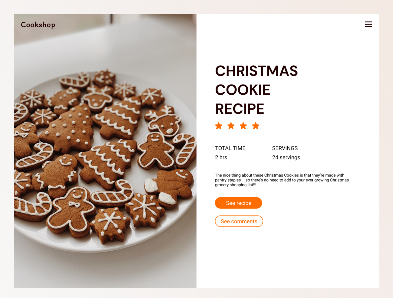 Christmas cooking page by Tatev on Dribbble