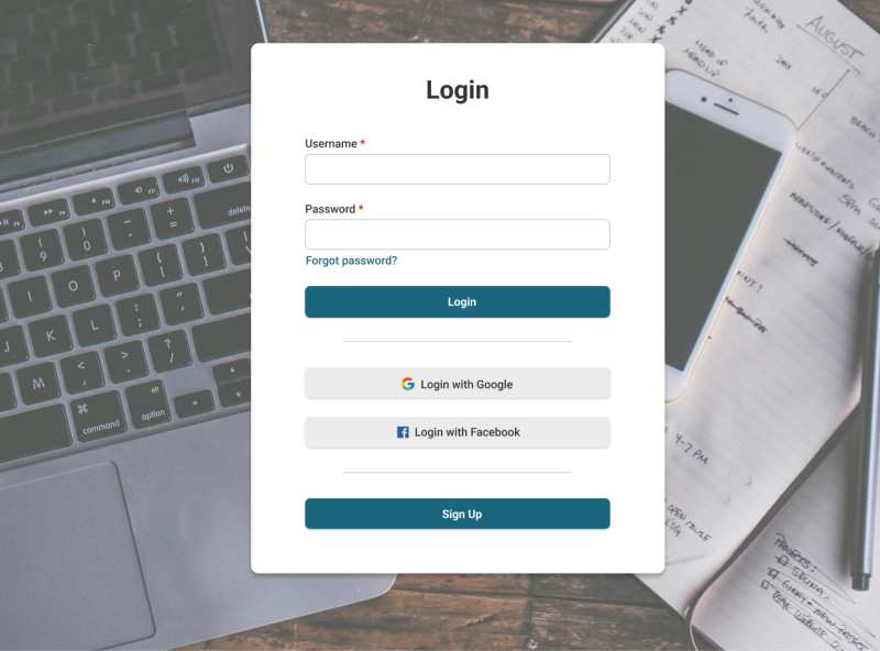 Admin Login Page by Tatev on Dribbble