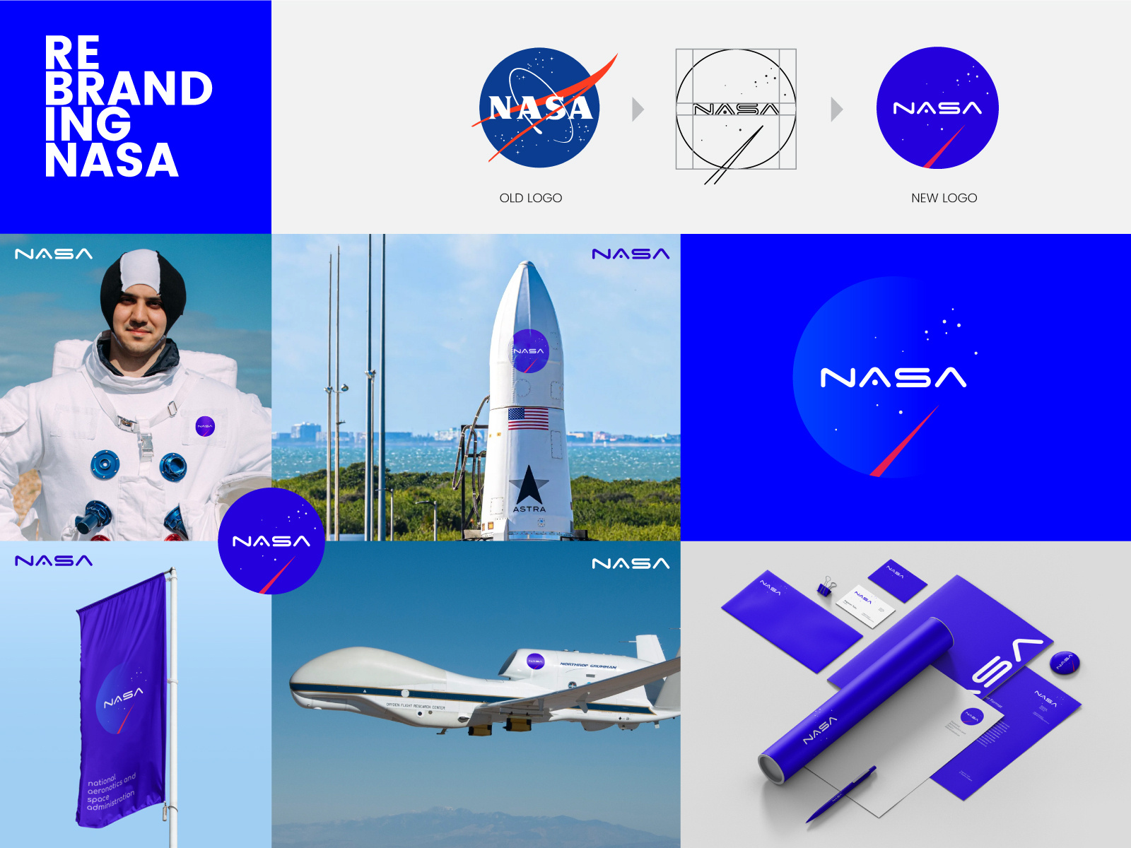 Rebranding NASA (Experimental Project) by Sagenen Tudu on Dribbble