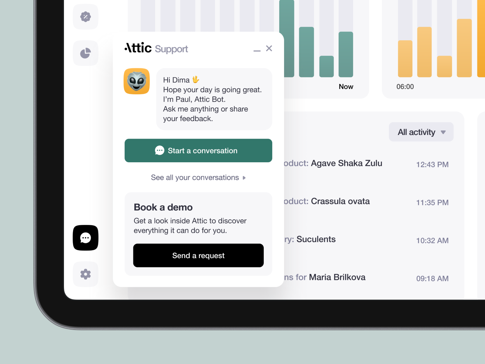 Attic - Support Chat Component by Dima Miro for Unikorns® Agency on ...