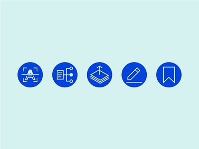 Feature Icons by Katy Marshall on Dribbble
